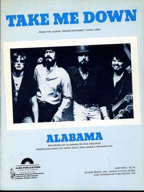 Alabama – Take Me Down - Classic Rock Pioneers
